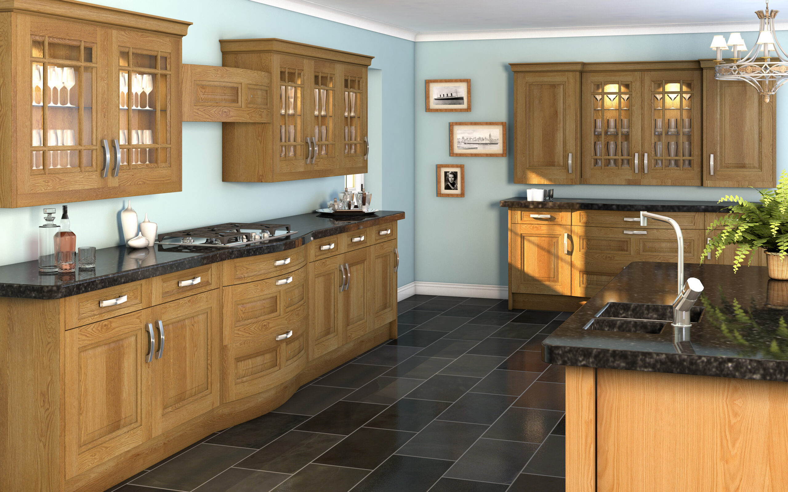 Natural Oak Kitchen - MAK Distribution