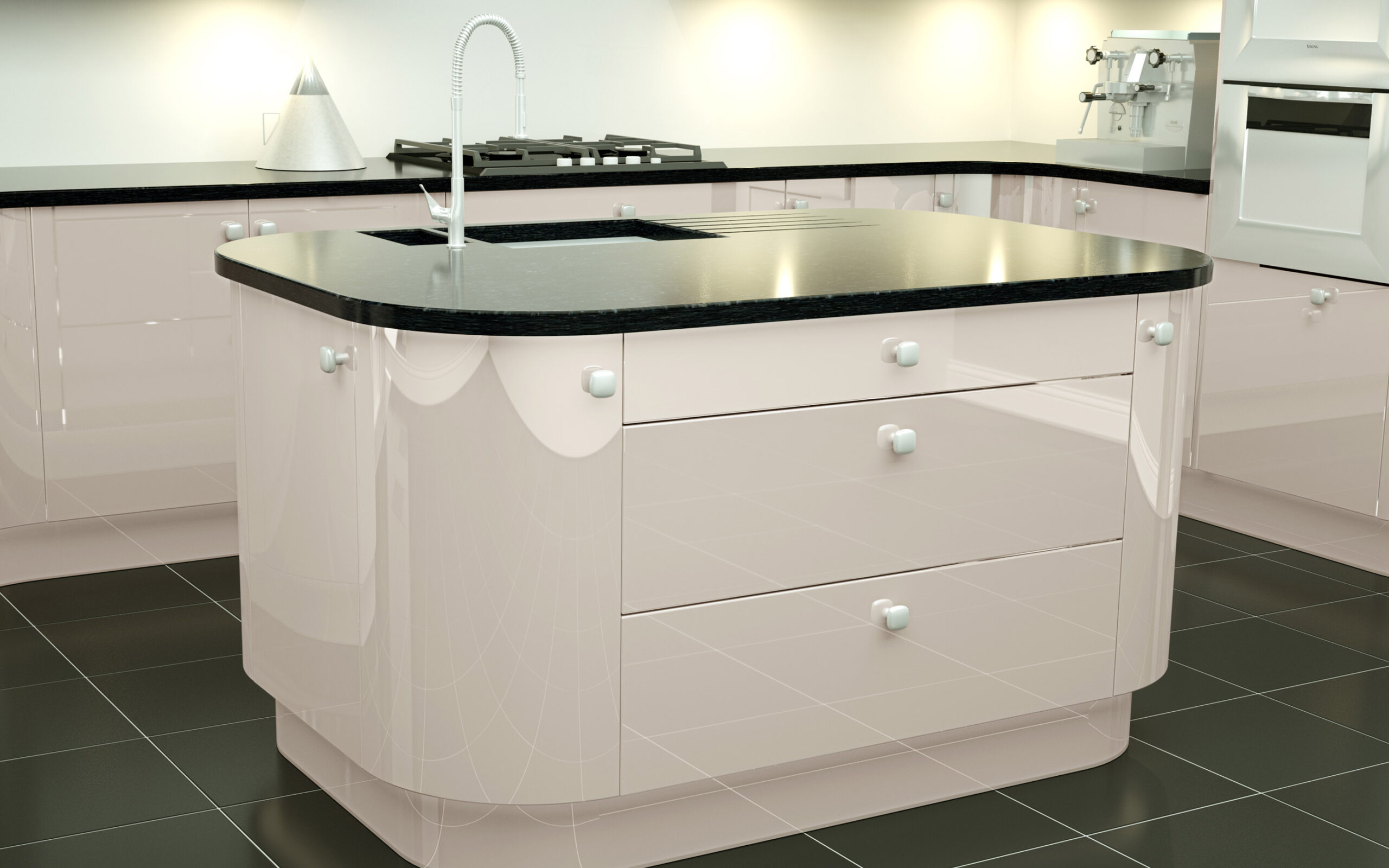 Gloss Cashmere Kitchen - MAK Distribution